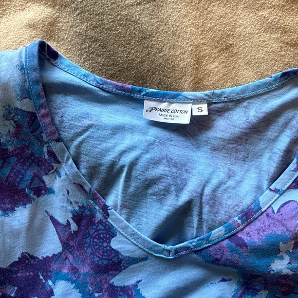 prairie cotton | Tops | Prairie Cotton Floral Shirt | Poshmark